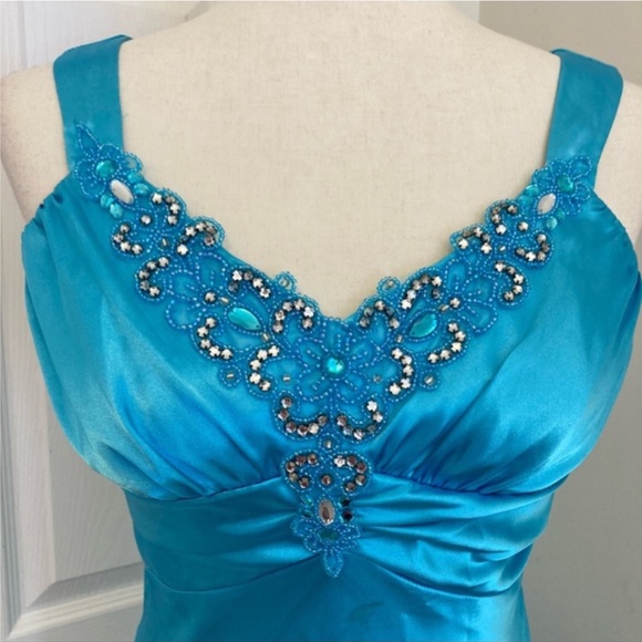 Zum Zum by Niki Livas | Dresses | Vintage Early 200s Niki Livas Blue ...